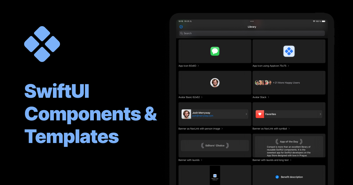 Compot - SwiftUI Components & Templates